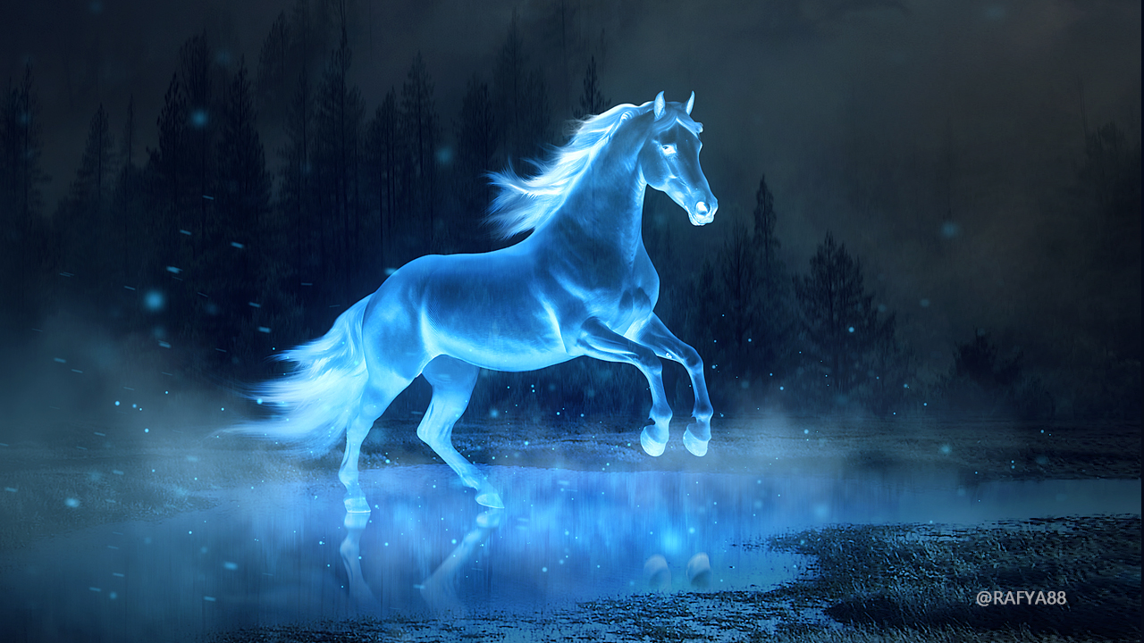 How To Make Glowing Horse Photo Effect In Photoshop - rafy A